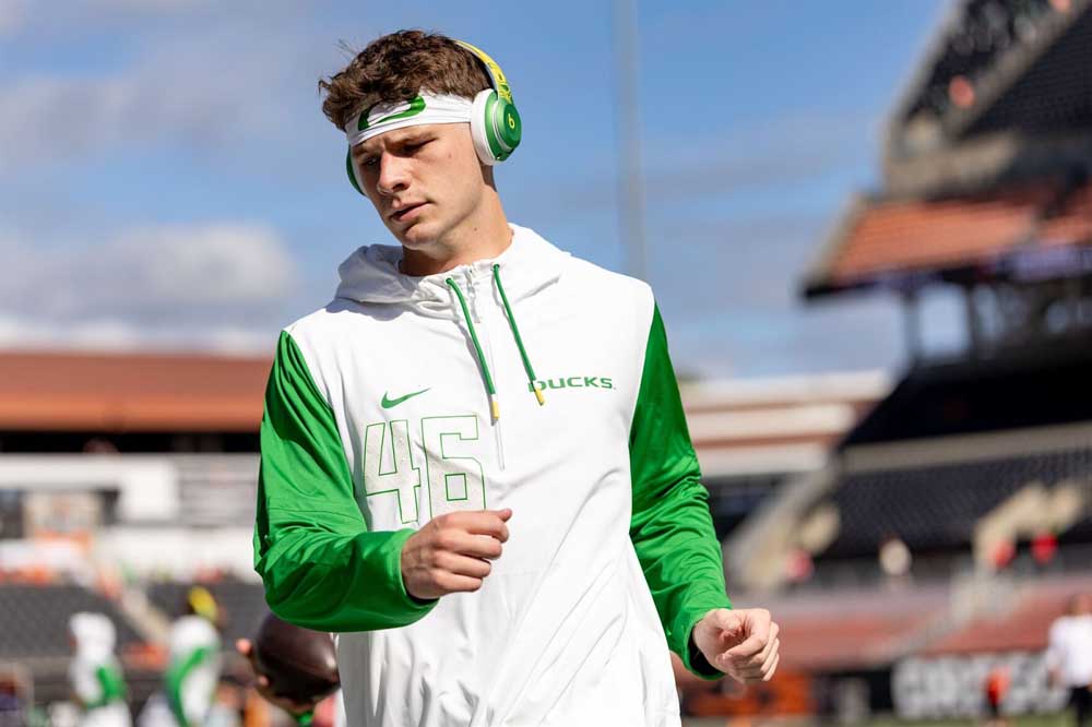 Chip Allers, a walk-on from Bend, headed to Rose Bowl with Oregon ...