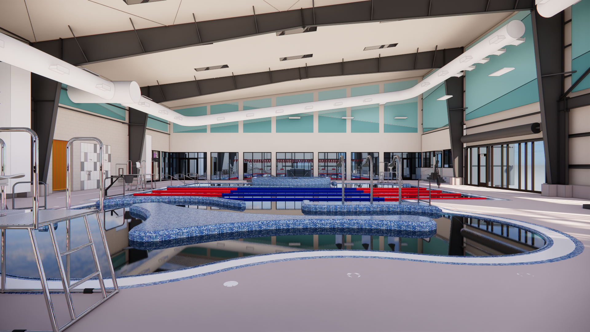 Architecture Pool Recreation Area